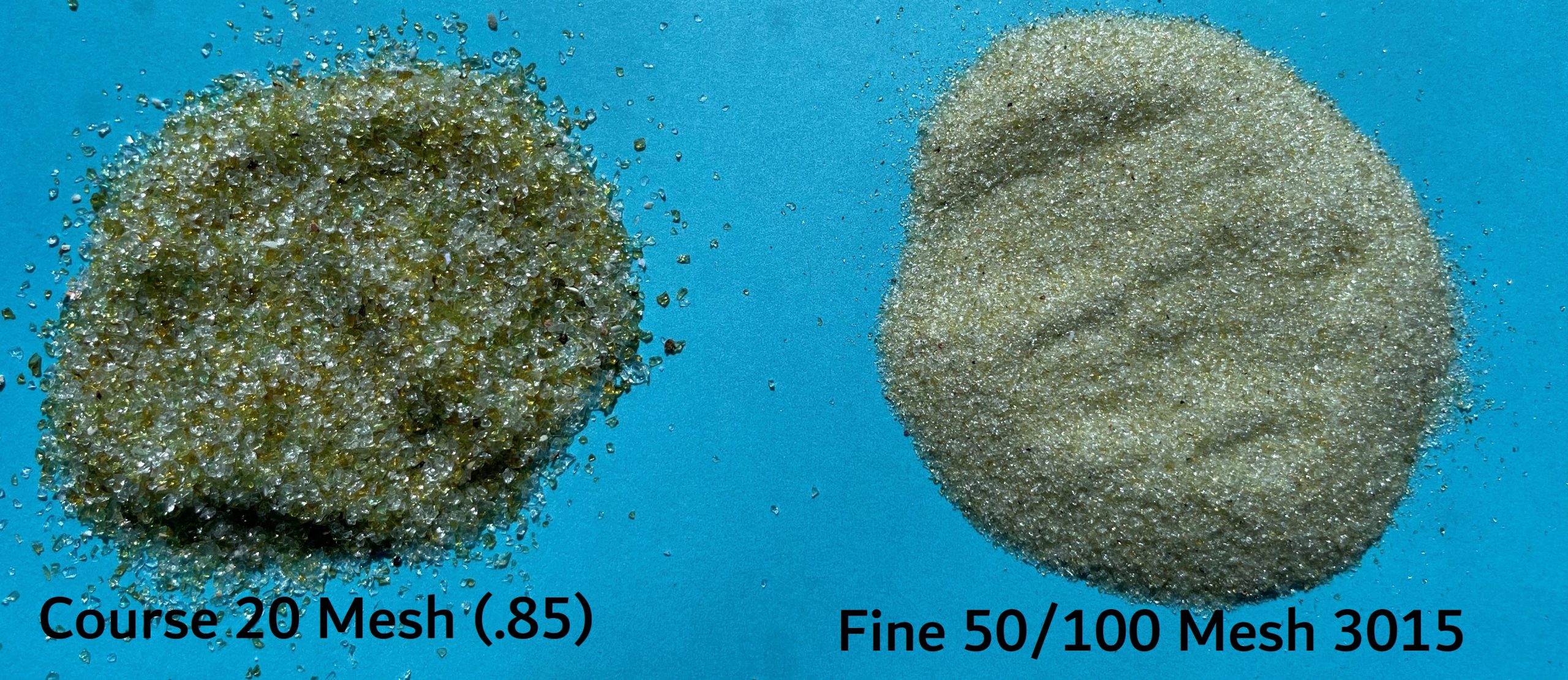 30/15 (50/100 Mesh) Crushed Glass | Abrasive Media Supplies